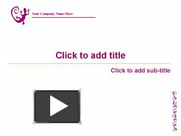 PPT – Click to add sub-title PowerPoint presentation | free to download ...