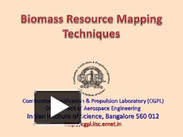 PPT – Biomass Resource Mapping Techniques PowerPoint presentation ...