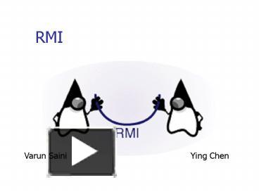 PPT – RMI PowerPoint presentation | free to download - id: 4548cd-M2NjN