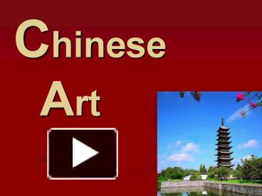 Chinese Art presentation | free to download