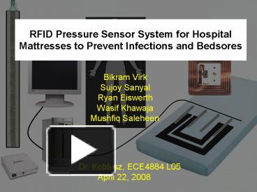 PPT – RFID Pressure Sensor System for Hospital Mattresses to Prevent ...