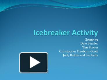 Icebreaker Activity presentation | free to view