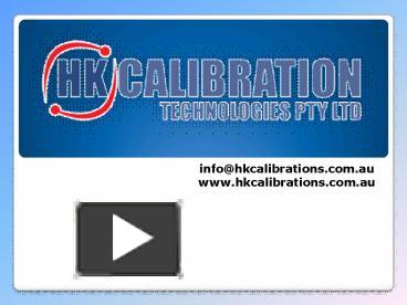 PPT – HK Calibration - Services of Pressure Gauge Calibration ...