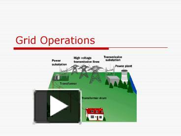 PPT – Grid Operations PowerPoint presentation | free to view - id ...