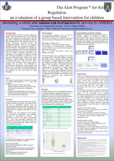 The Alert Program presentation | free to download