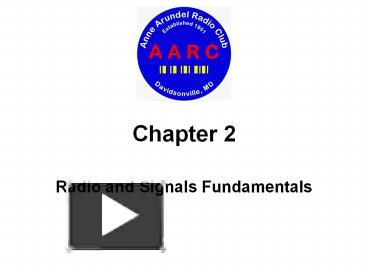 Radio and Signals Fundamentals presentation | free to download