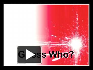 Guess Who? presentation | free to download