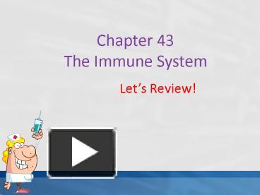 PPT – The Immune System PowerPoint presentation | free to view - id ...