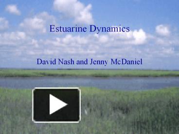 Estuarine%20Dynamics presentation | free to download