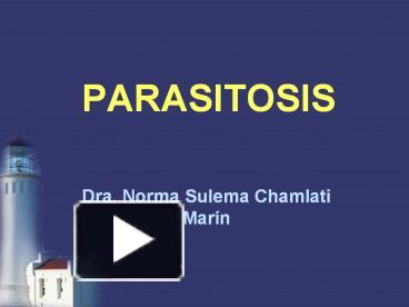 PARASITOSIS presentation | free to download
