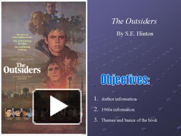 The Outsiders presentation | free to view