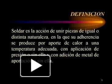 PPT – DEFINICION PowerPoint presentation | free to download - id ...