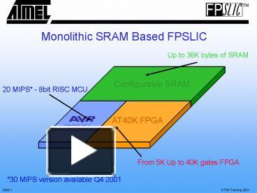 FPSLIC European Seminar presentation | free to view