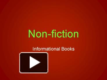 PPT – Non-fiction PowerPoint presentation | free to download - id ...