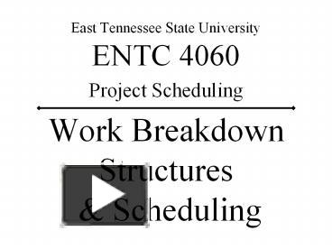 PPT – Work Breakdown Structures PowerPoint presentation | free to ...
