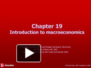 Chapter 19 Introduction to macroeconomics presentation | free to view