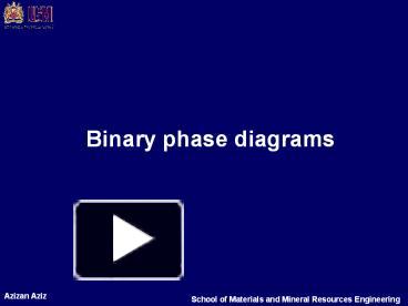 Binary phase diagrams presentation | free to download