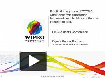 PPT – TTCN-3 Users Conference PowerPoint presentation | free to view ...