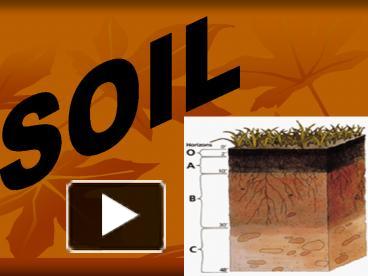 SOIL presentation | free to view