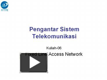 Pengantar Sistem Telekomunikasi presentation | free to download