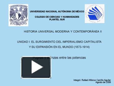 PPT – UNIVERSIDAD NACIONAL AUT PowerPoint presentation | free to ...