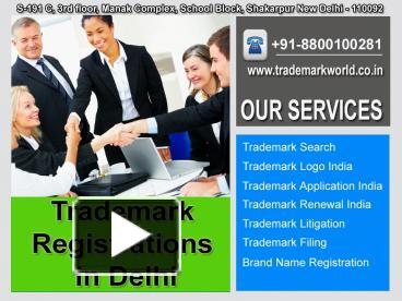 PPT – Trademark Registrations in Delhi PowerPoint presentation | free ...