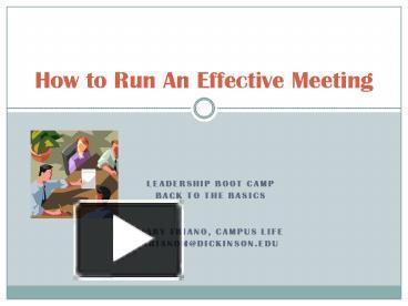 LEADERSHIP BOOT CAMP presentation | free to view