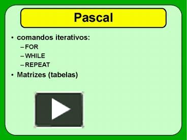 Pascal presentation | free to download