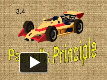 Pascal's Principle presentation | free to download