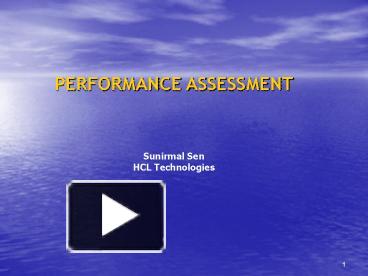 PPT – PERFORMANCE ASSESSMENT PowerPoint presentation | free to download ...
