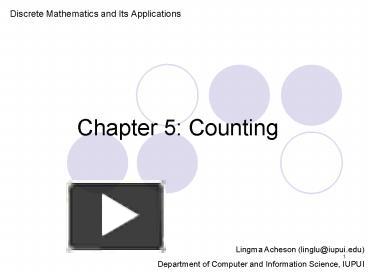 PPT – Chapter 5: Counting PowerPoint presentation | free to download ...