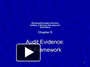 PPT – Audit Evidence: PowerPoint presentation | free to view - id ...