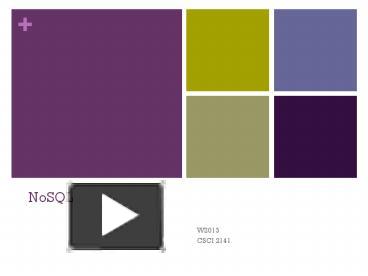 NoSQL presentation | free to download