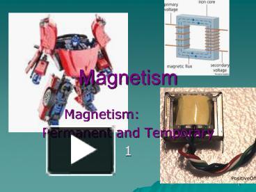 Magnetism presentation | free to view