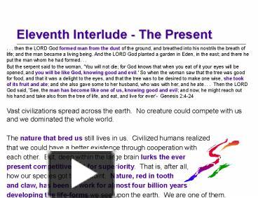 then the LORD God formed man from the dust of the ground, and breathed ...