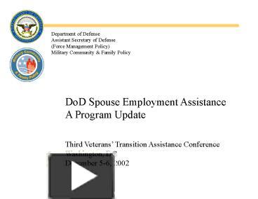 PPT – Department of Defense PowerPoint presentation | free to download ...