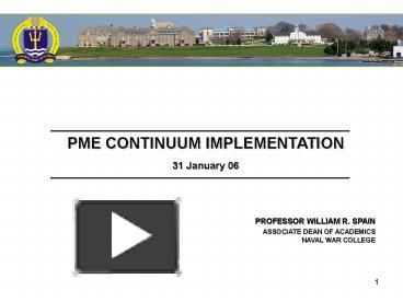 PME CONTINUUM IMPLEMENTATION presentation | free to view