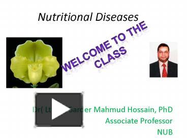 Nutritional Diseases presentation | free to view