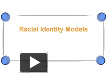 Racial Identity Models presentation | free to view