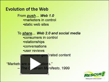PPT – Evolution of the Web PowerPoint presentation | free to view - id ...
