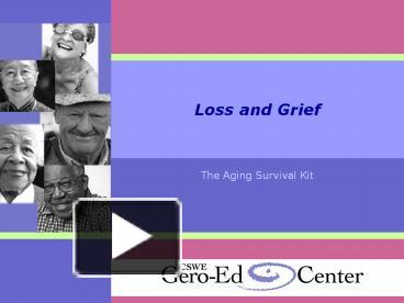 LOSS AND GRIEF presentation | free to download