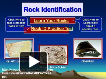 Rock Identification presentation | free to view