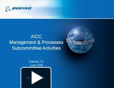 AICC Management presentation | free to download