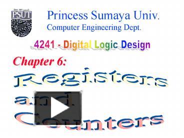 Registers and Counters presentation | free to view