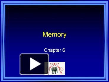 PPT – Memory PowerPoint presentation | free to view - id: 48d02c-ZTFjZ