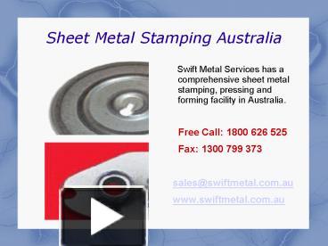 PPT – Sheet Metal Fabrication Australia PowerPoint presentation | free ...