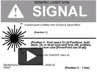 PPT – Colored panel w/Safety Alert Symbol PowerPoint presentation ...