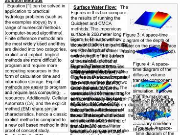 Cellular Automaton Wave Propagation Models presentation | free to download