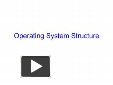 Operating System Structure presentation | free to download