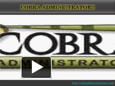 COBRA Administration presentation | free to download